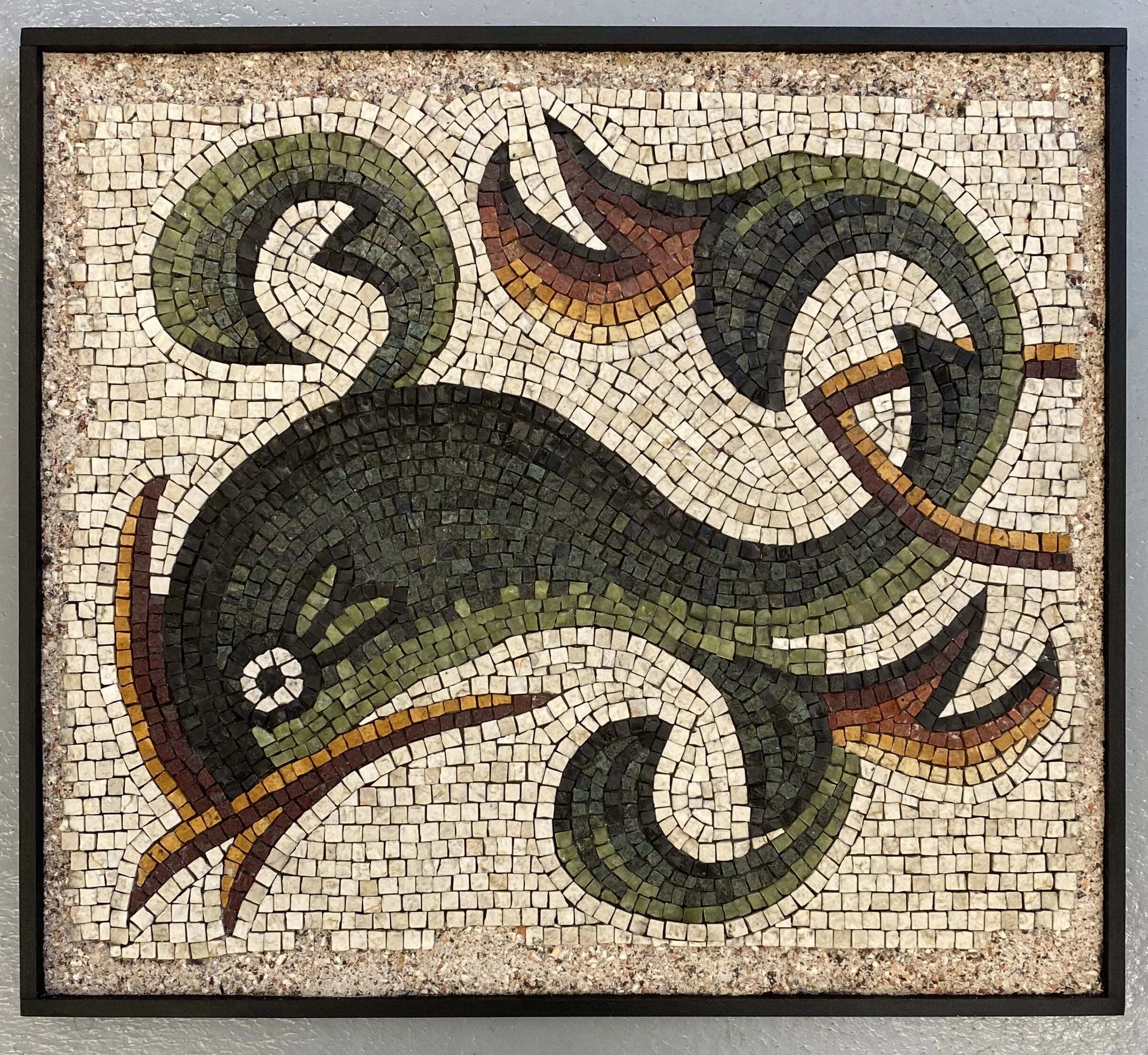 Dolphin Ancient Roman Mosaics Pompeii