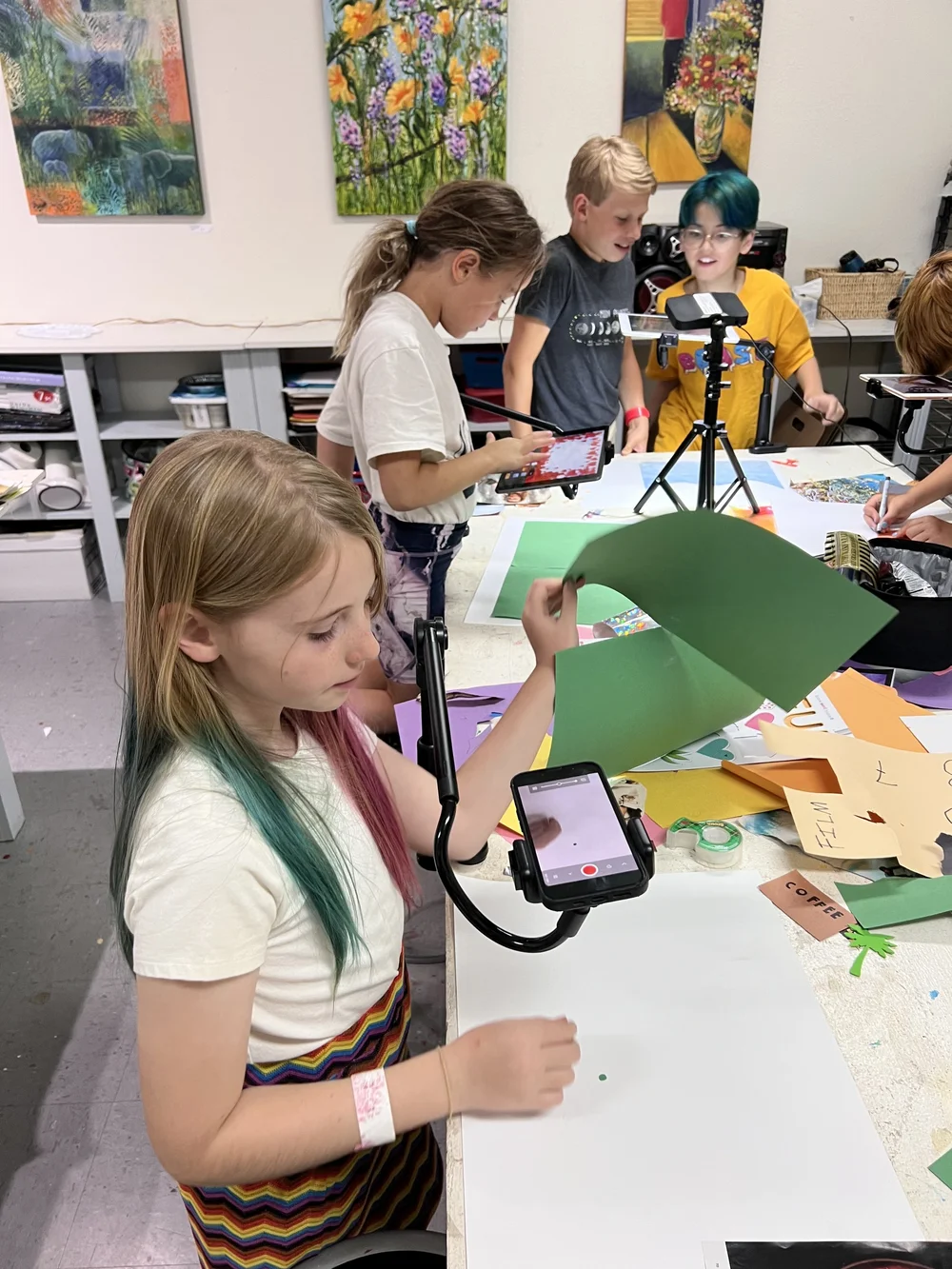 Video - 2D Cut Out Animation — Artists' Studio in the Foothills