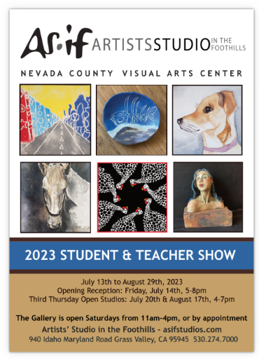 Student & Teacher Show 2023 — Artists' Studio in the Foothills