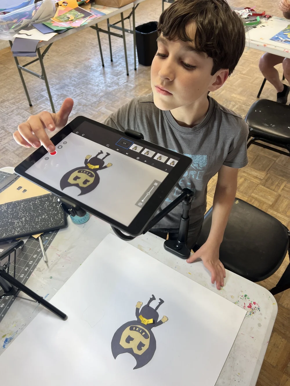 Video - 2D Cut Out Animation — Artists' Studio in the Foothills