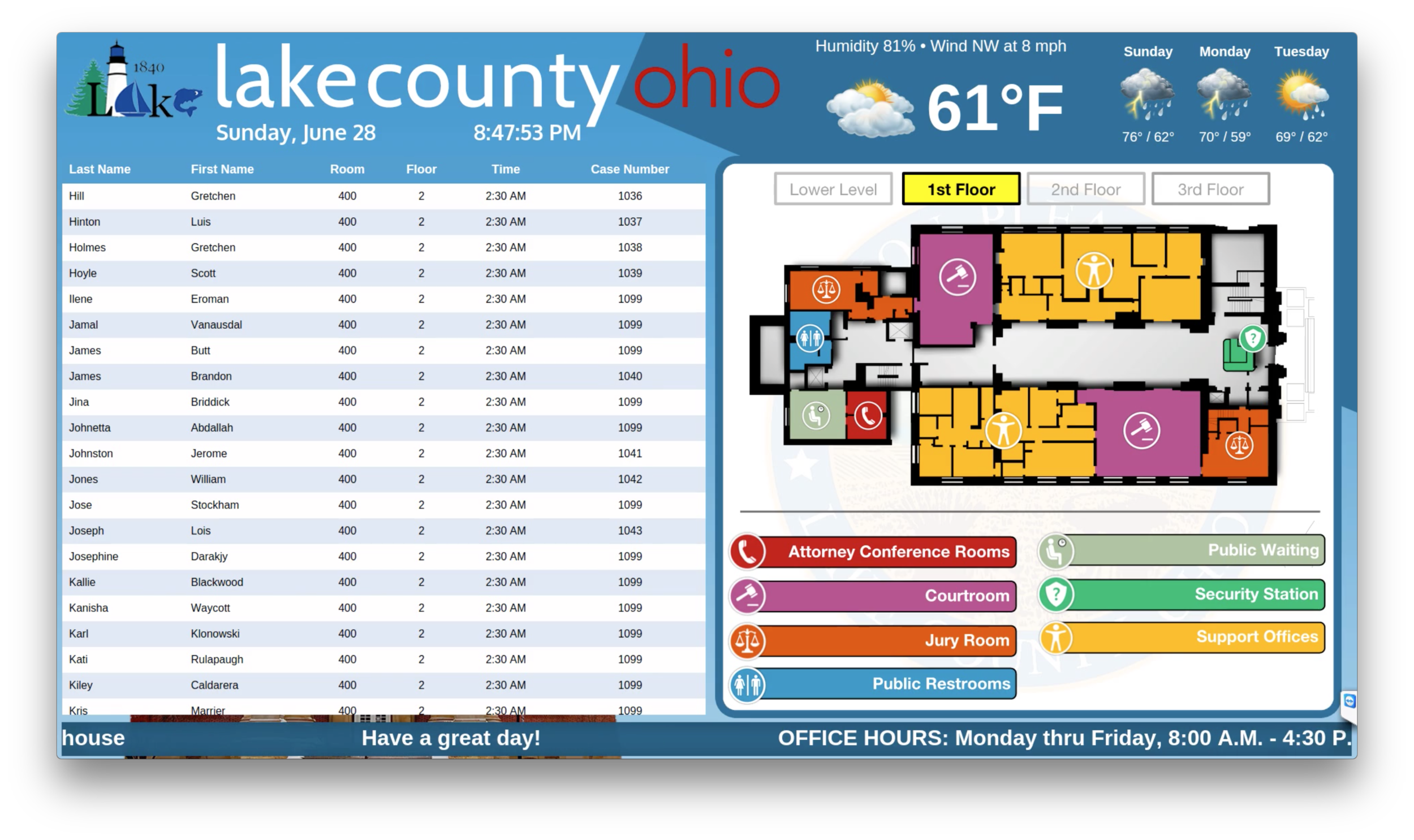Electronic Dockets for Courthouses — AdGators