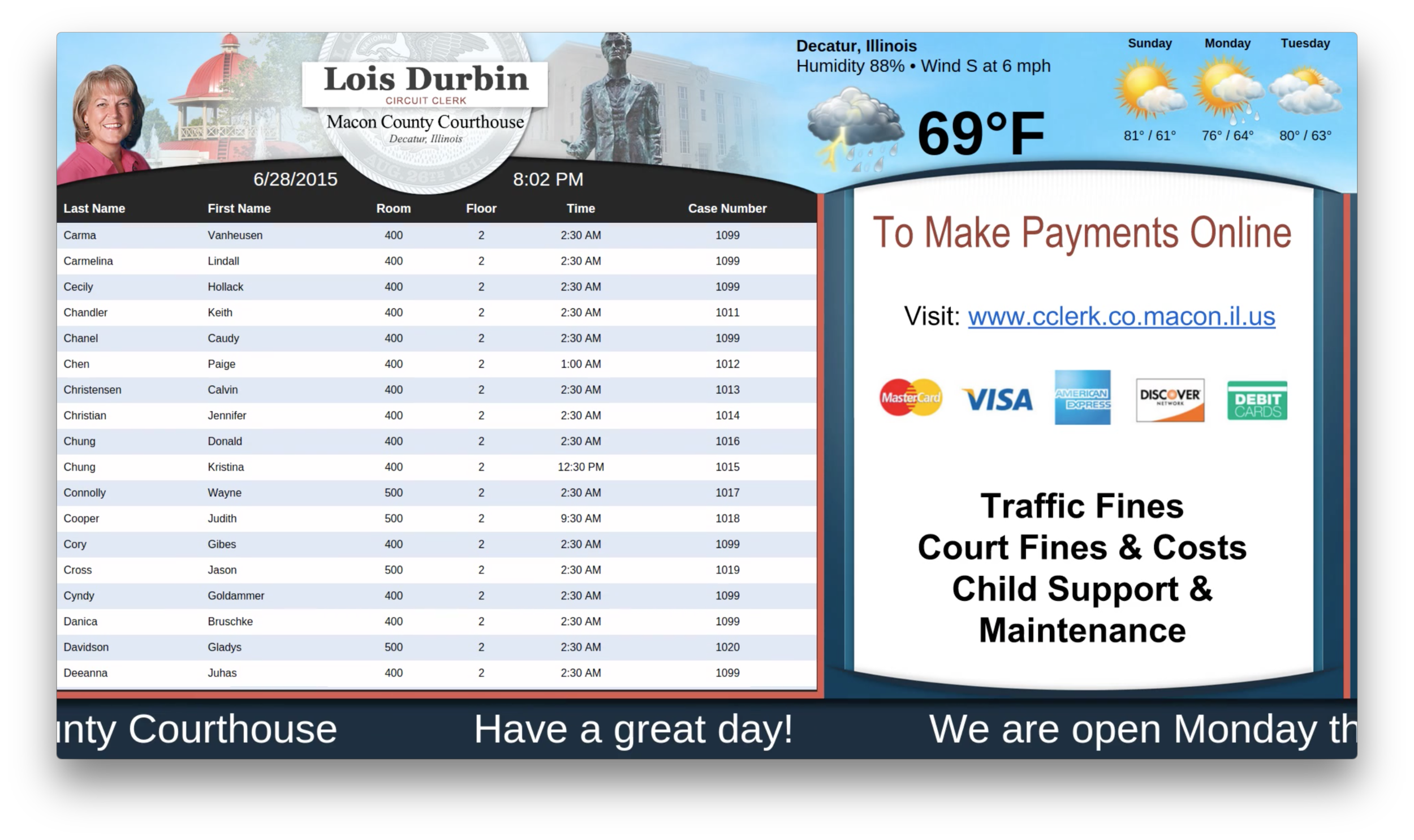 Electronic Dockets for Courthouses — AdGators
