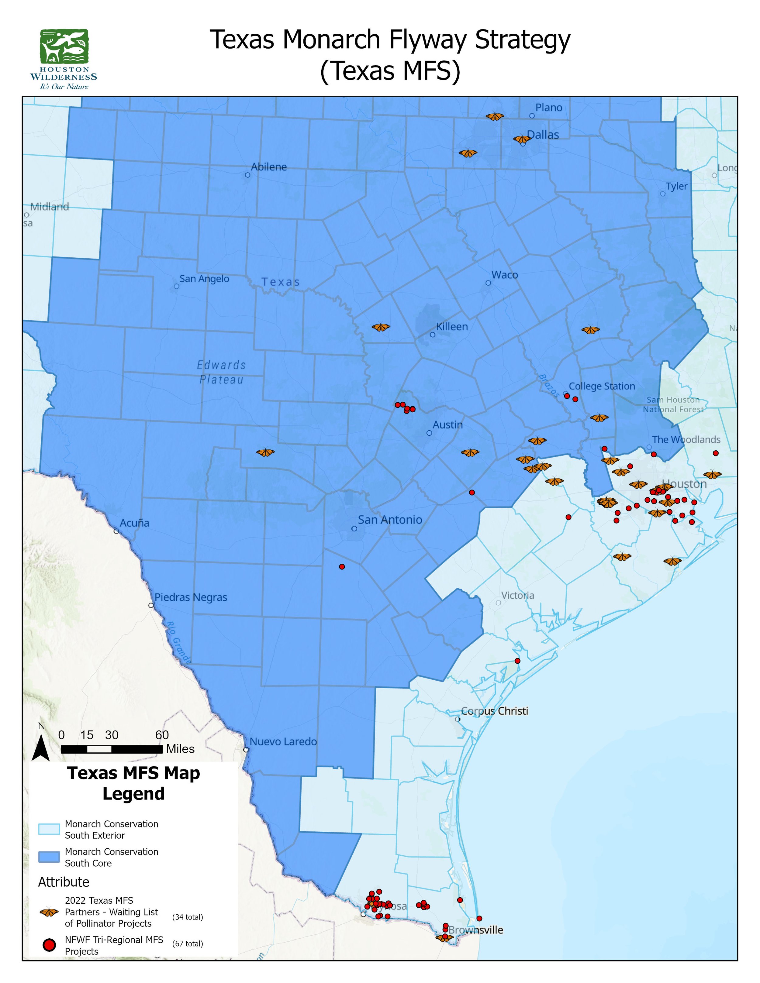 Texas Monarch Flyway Strategy (TxMFS) Program — Houston Wilderness