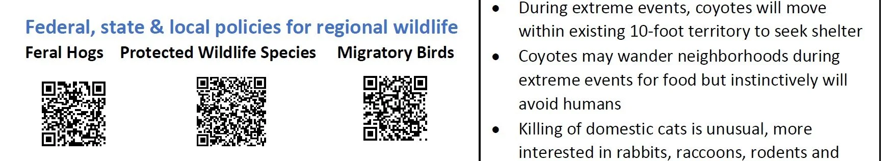 Regional Wildlife Assessment & Info Fact Sheet (2022) — Houston Wilderness