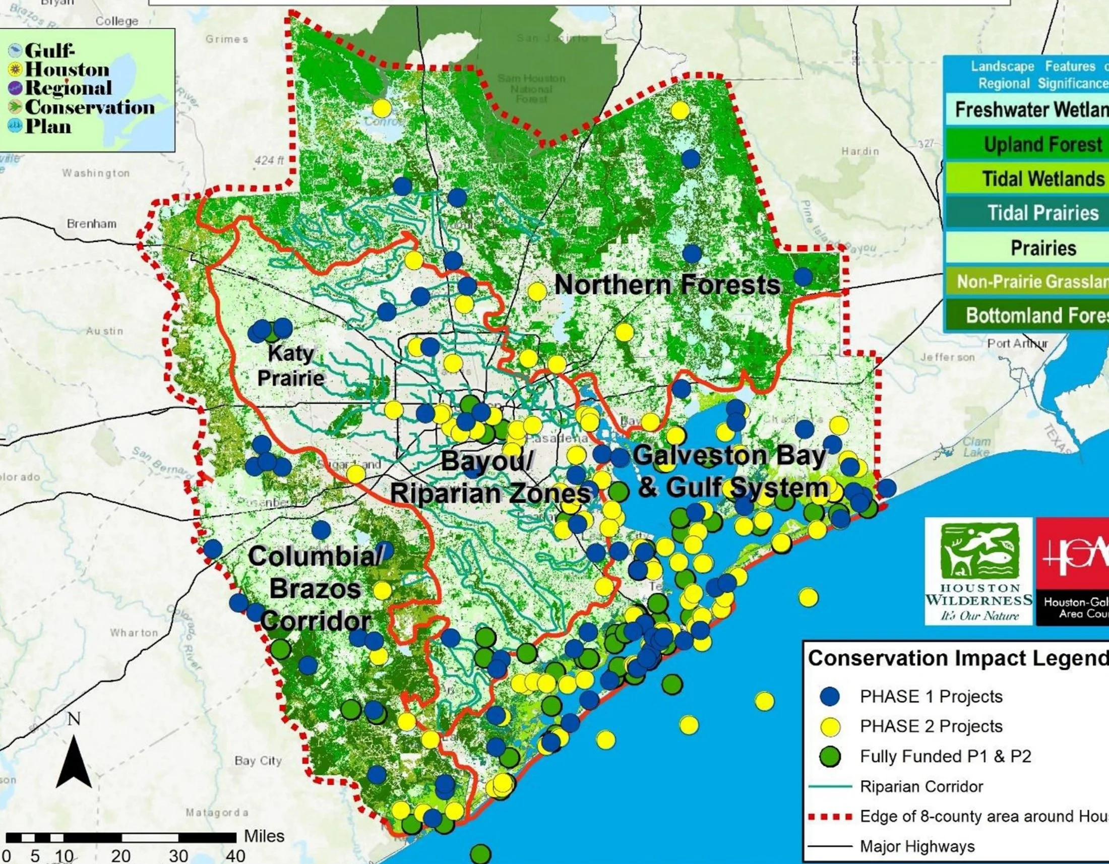 Gulf-Houston Regional Conservation Plan — Houston Wilderness