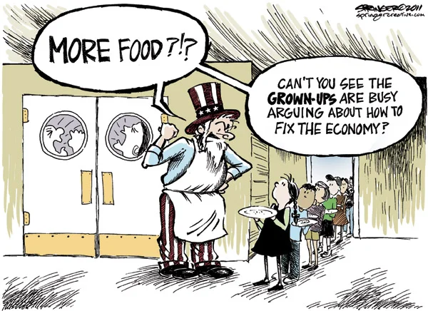 Fast Food Wars Political Cartoons