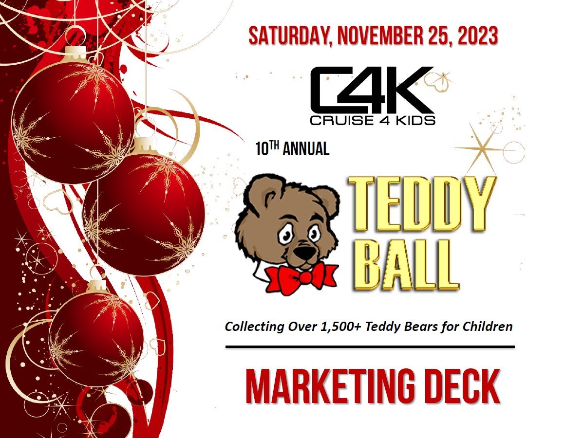 Teddy Ball Marketing Deck — Cruise 4 Kids
