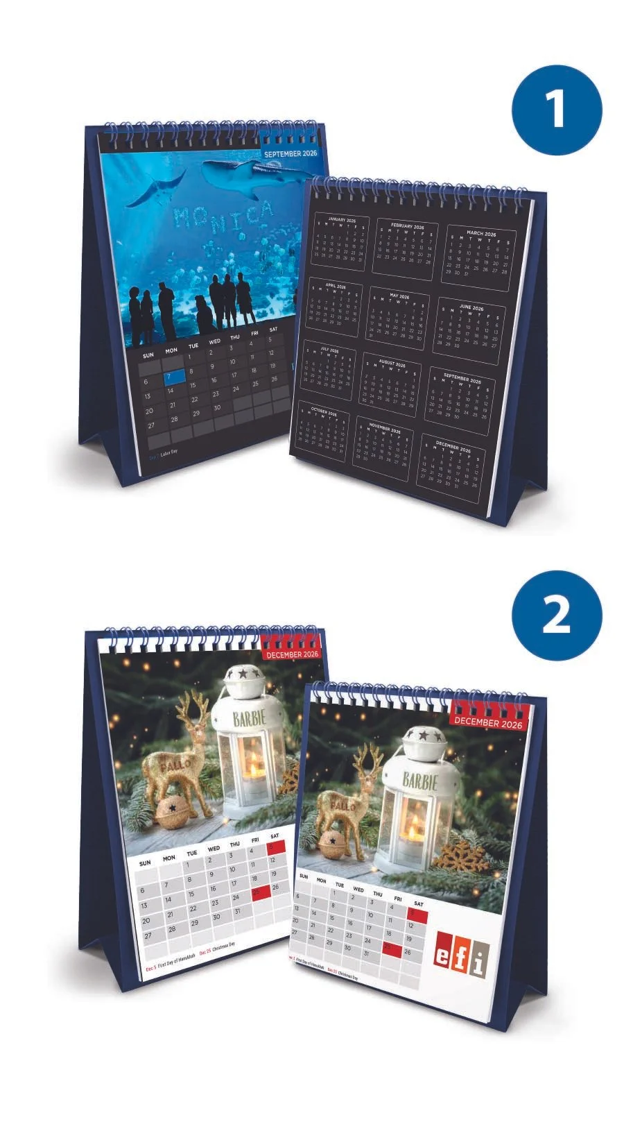 Flip Calendar with Image Personalization — Dateline Calendars