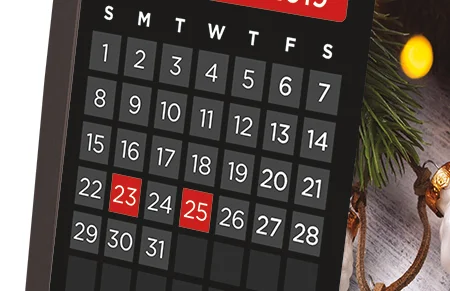 Flip Calendar with Image Personalization — Dateline Calendars