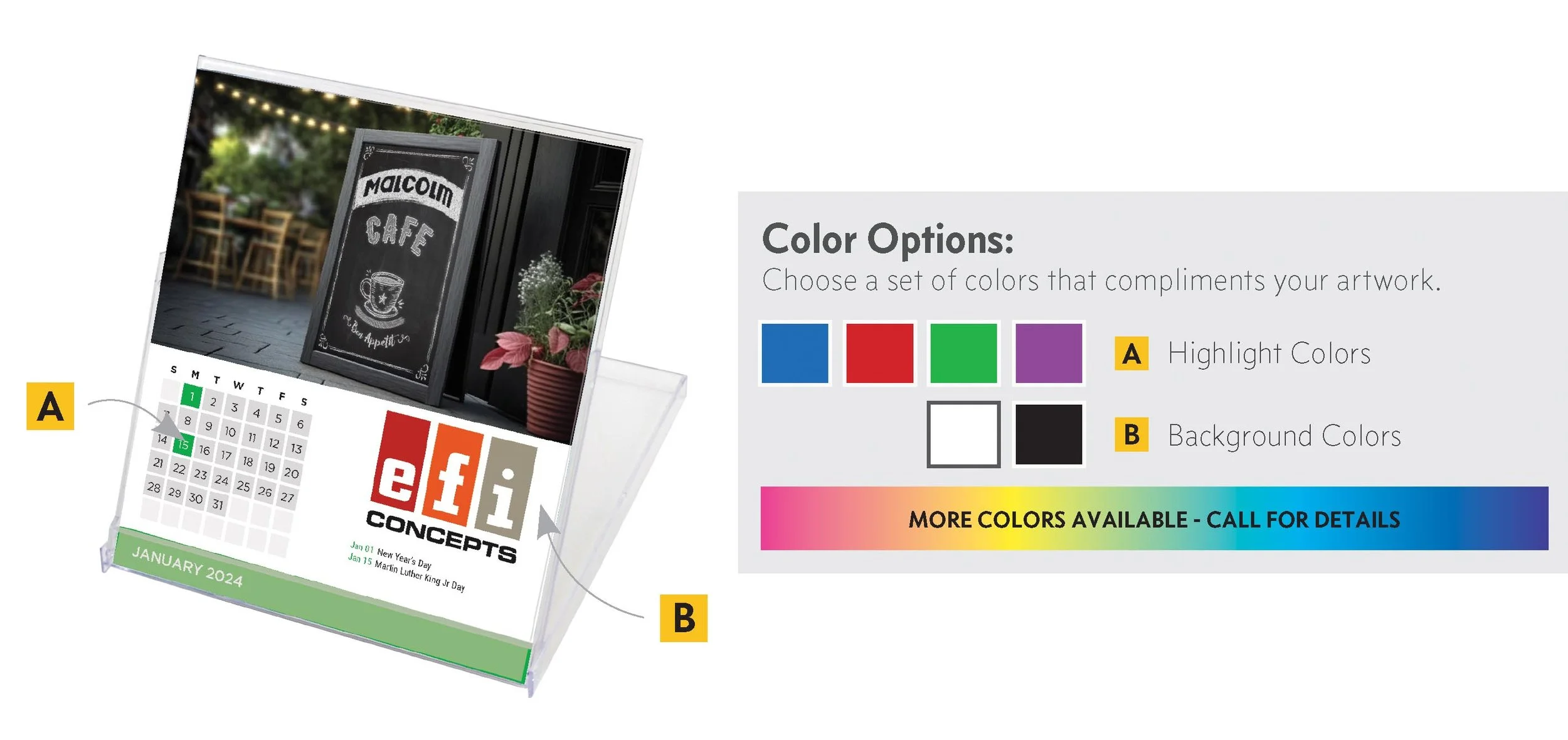 Jewel Case Calendar with Image Personalization — Dateline Calendars