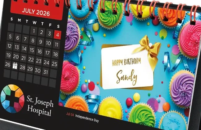 Flip Calendar with Image Personalization — Dateline Calendars