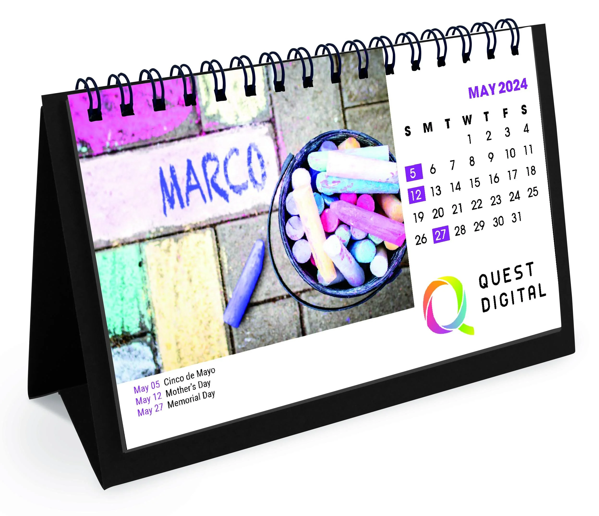 Flip Calendar with Image Personalization — Dateline Calendars