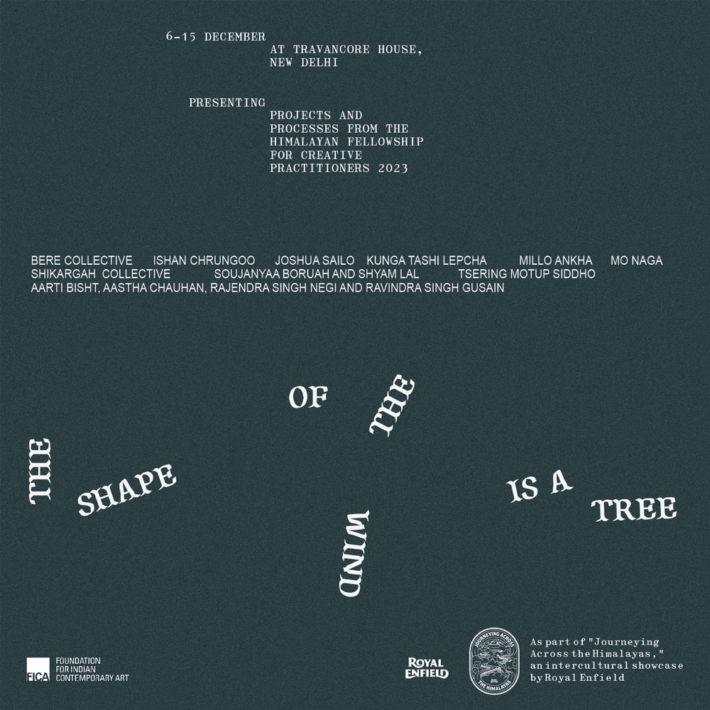 The shape of the wind is a tree — The Foundation for Indian ...