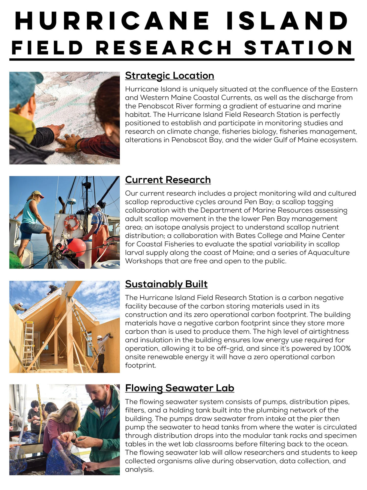 Field Research Station Press Kit — Hurricane Island Center for Science ...