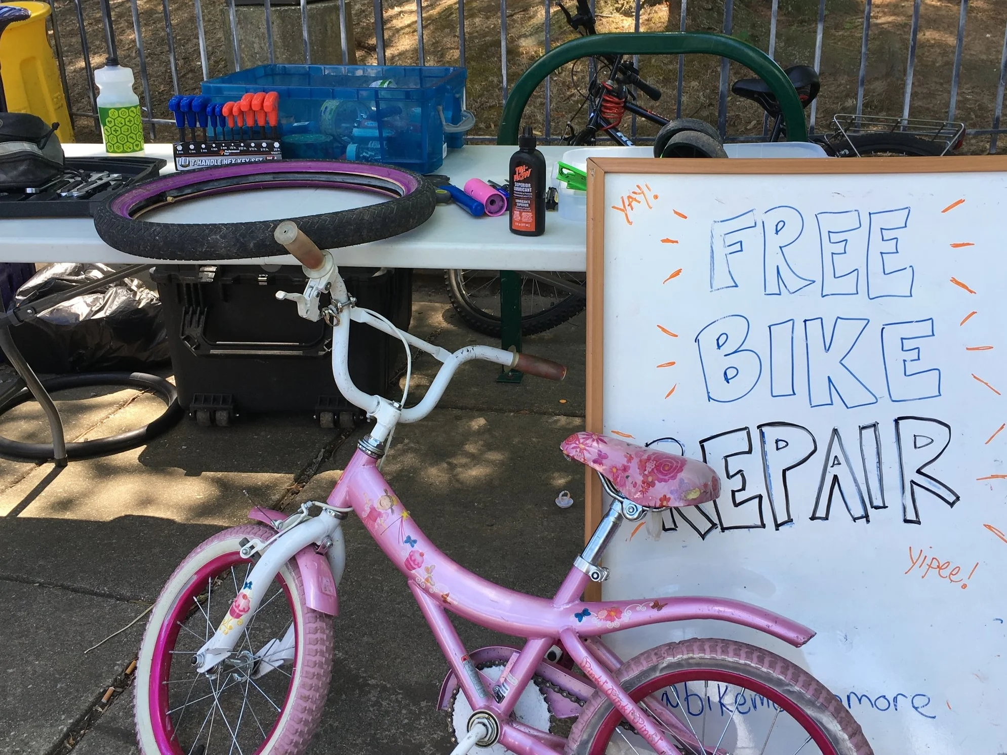 **Mobile Bike Shop at Father's Day Cookout** — Bikemore