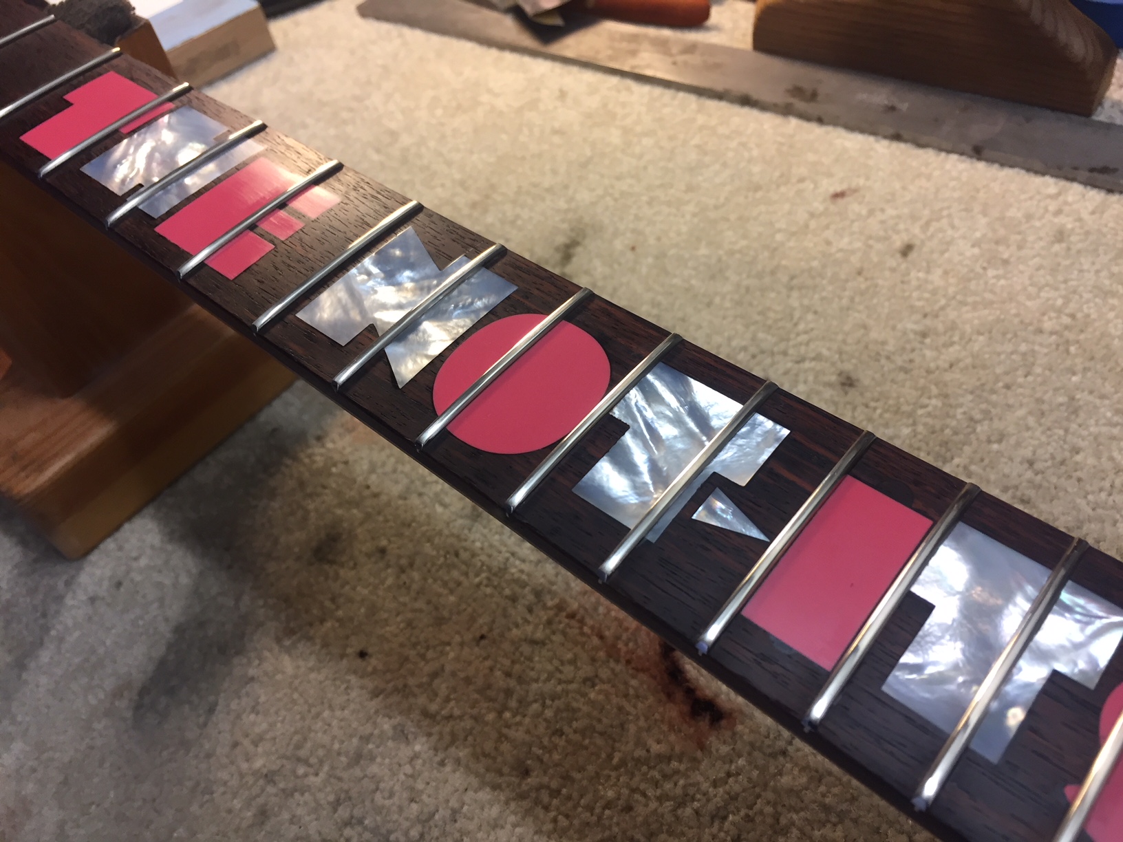 Custom Inlay — Silesia Guitars - Guitar Setups, Guitar Repair, Seattle