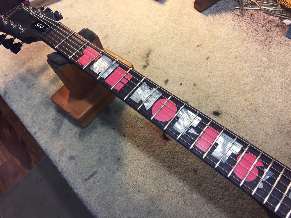 Custom Acoustic Guitars Inlay
