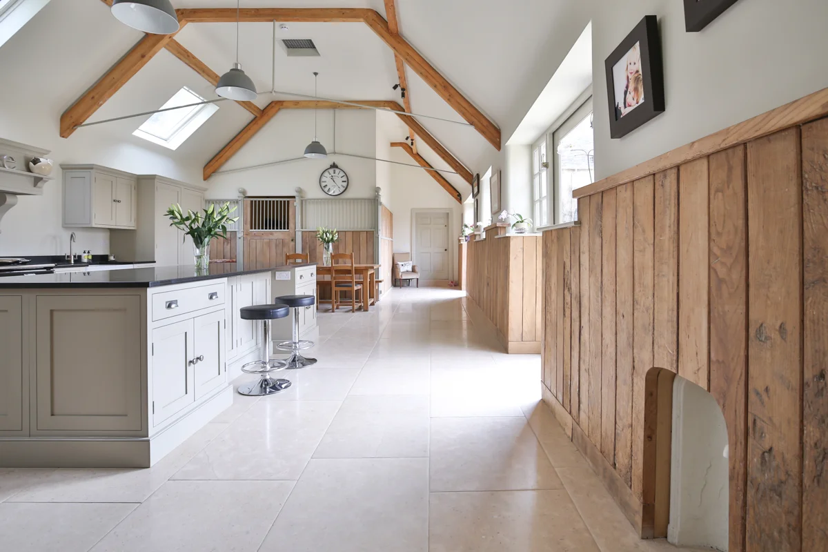 Converted stables becomes a stunning kitchen - Claire Williams Photography