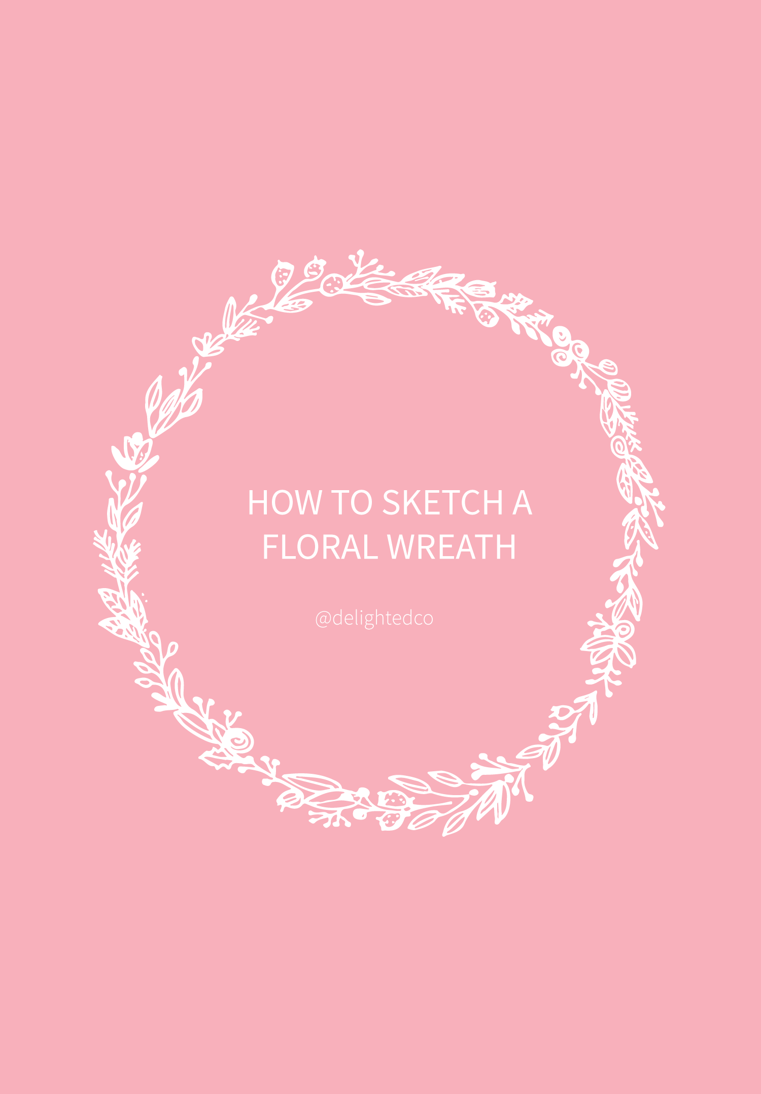 How to Draw a Wreath — Amanda Gomes Art + Design