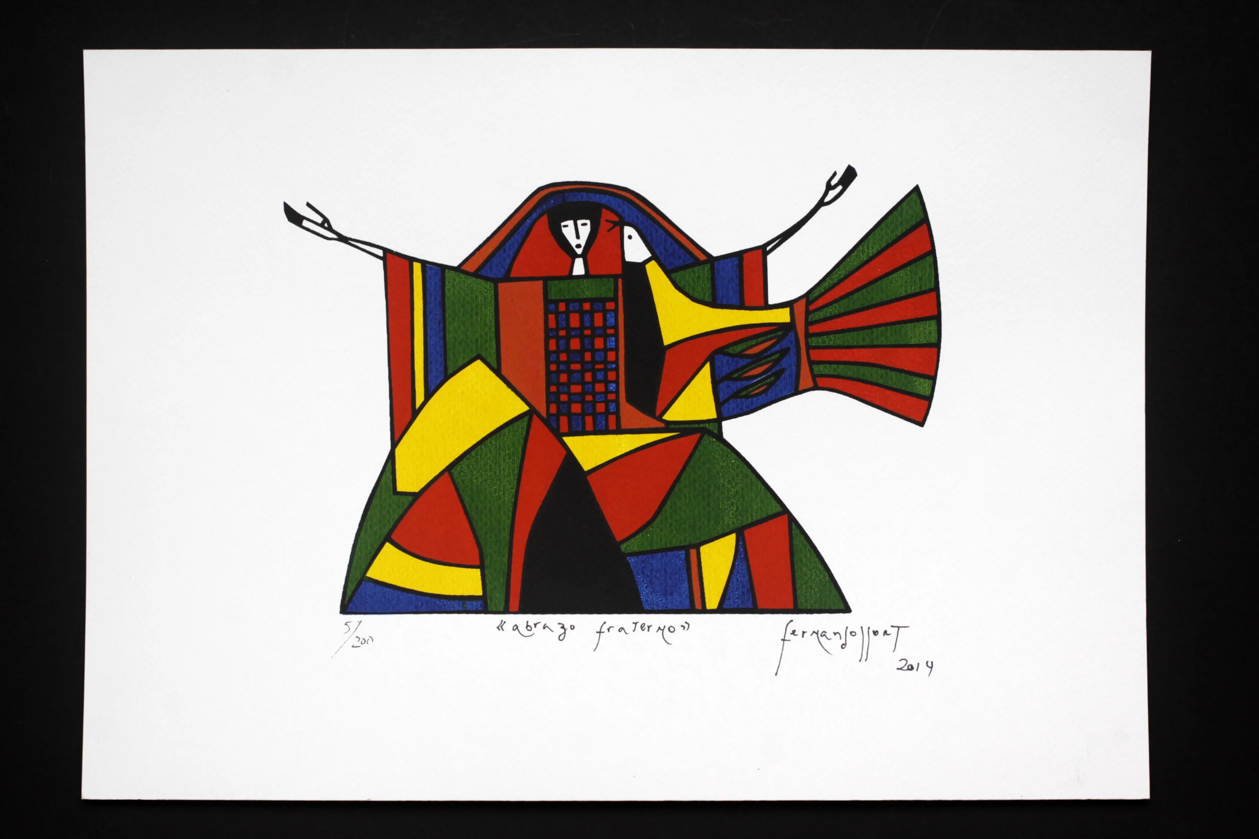 Fraternal Hug (Abrazo Fraterno) — Fernando LLort