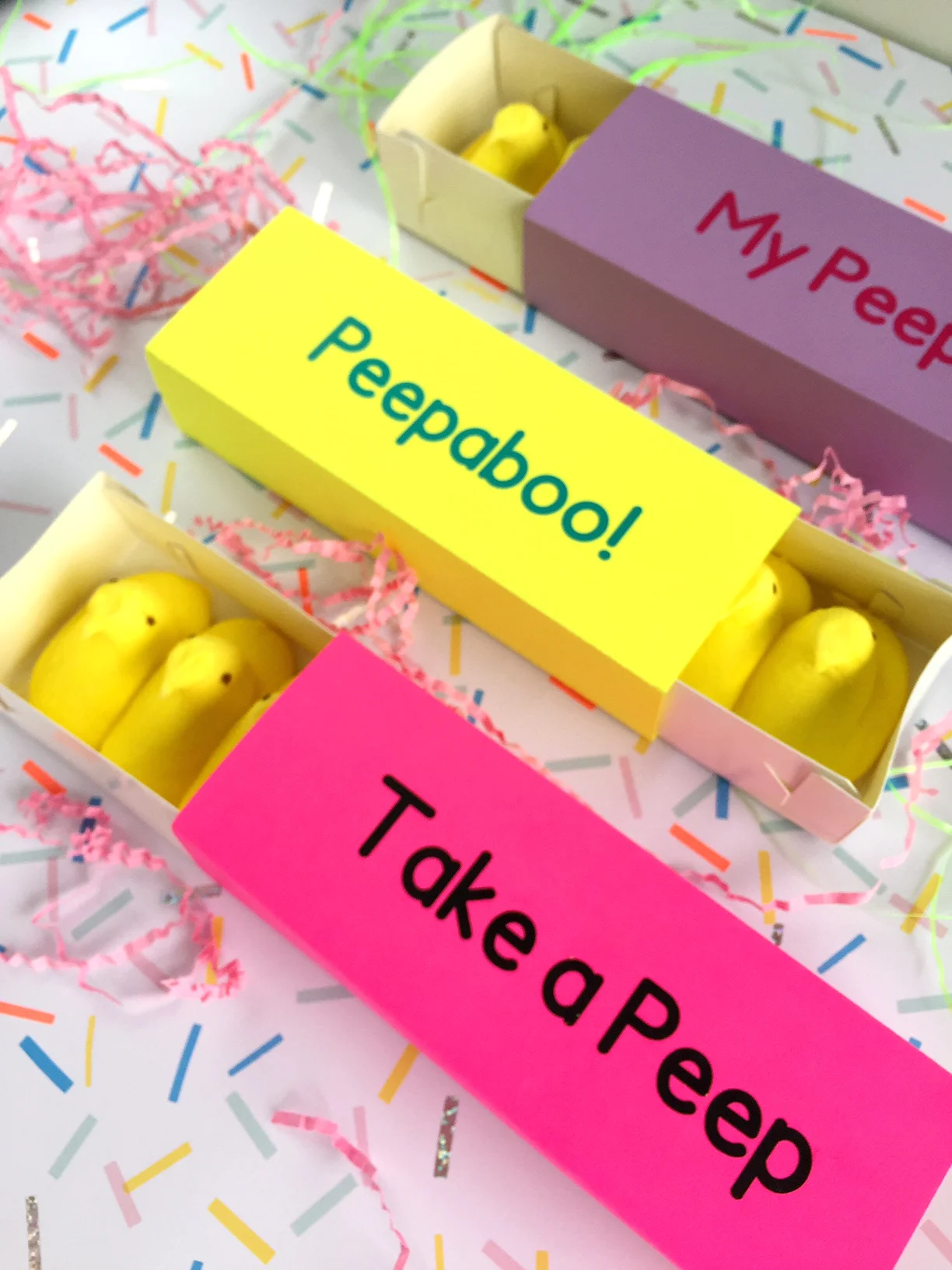 Make your own Peeps treat boxes — A Charming Project