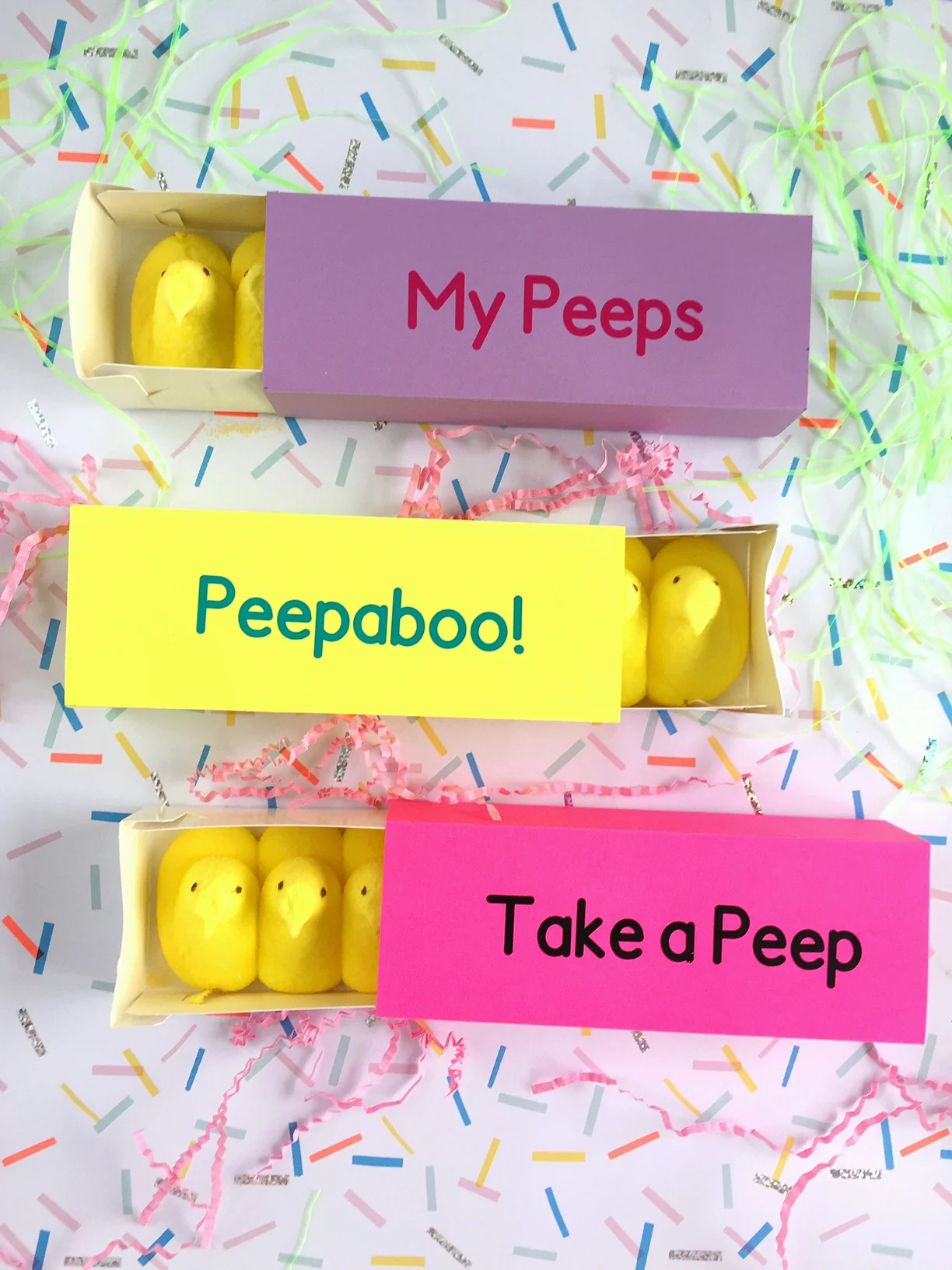 Make your own Peeps treat boxes — A Charming Project
