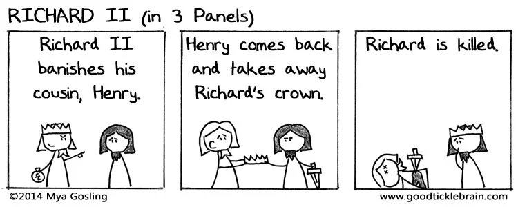 Three-Panel Plays, part 14 — Good Tickle Brain
