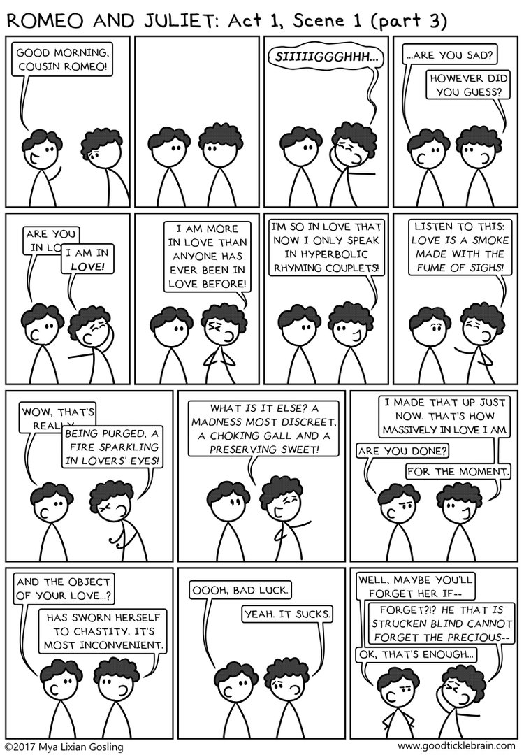 Romeo and Juliet: Act 1, Scene 1 (part 3) — Good Tickle Brain