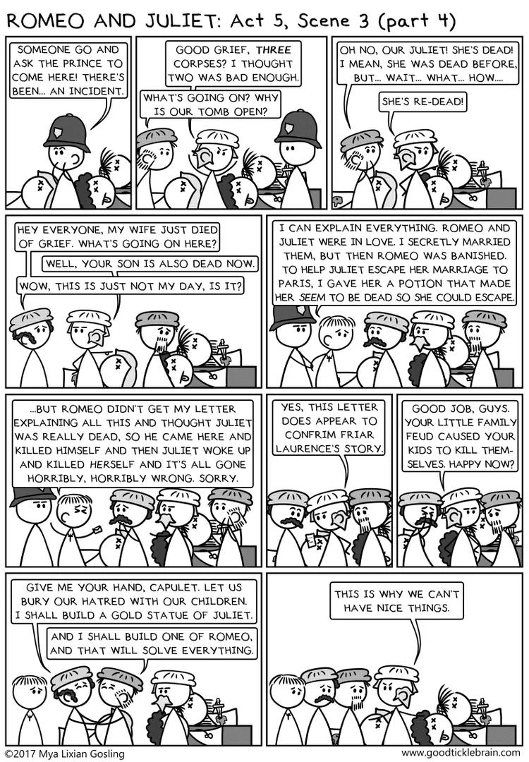 Romeo and Juliet: Act 5, Scene 3 (part 4) — Good Tickle Brain