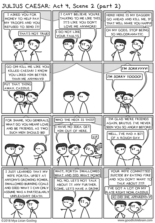 Julius Caesar: Act 4, Scene 2 (part 2) — Good Tickle Brain
