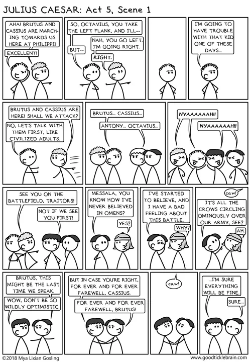 Julius Caesar: Act 5, Scene 1 — Good Tickle Brain