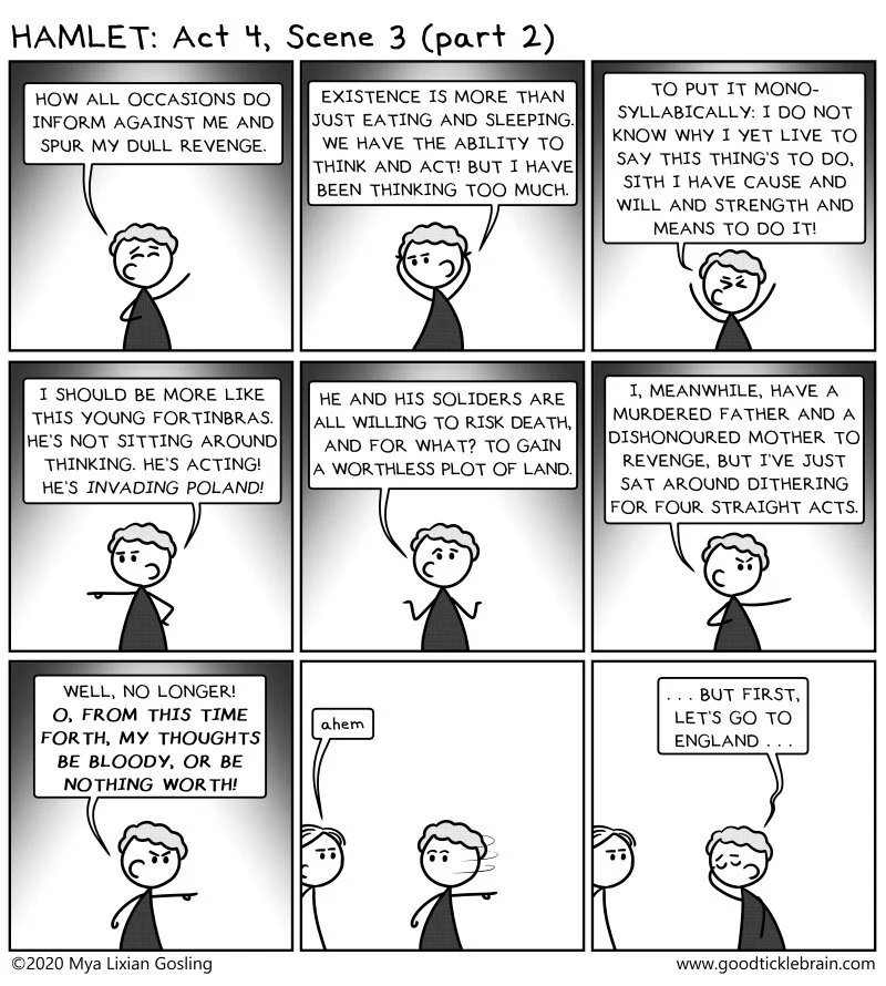 A Stick-Figure Hamlet: Act 4, Scene 3 (part 2) — Good Tickle Brain