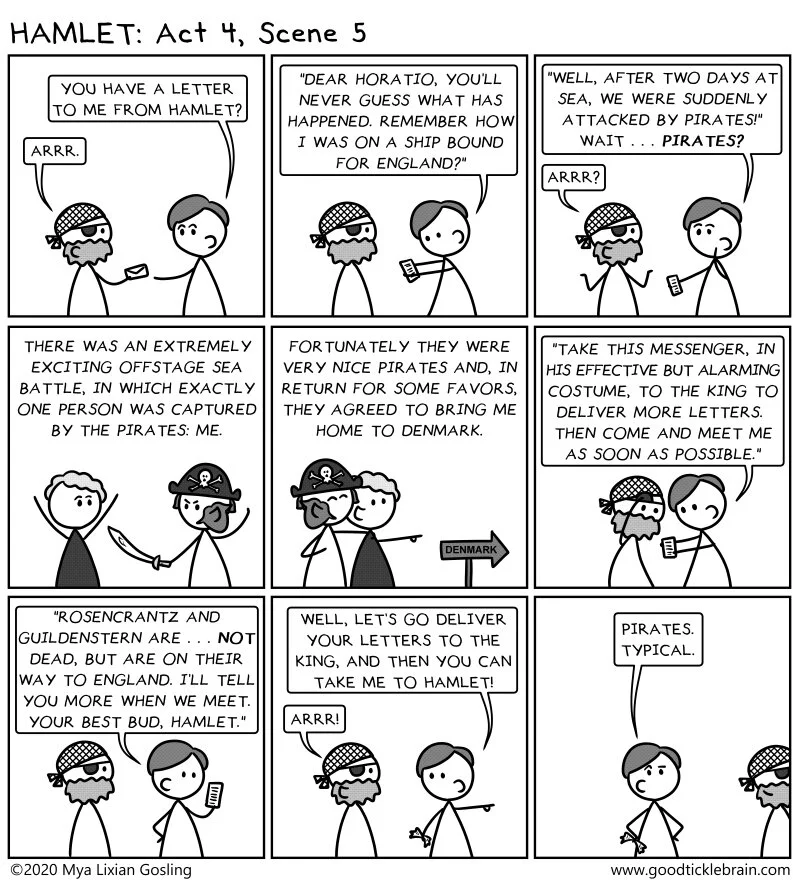 A Stick-Figure Hamlet: Act 4, Scene 5 — Good Tickle Brain