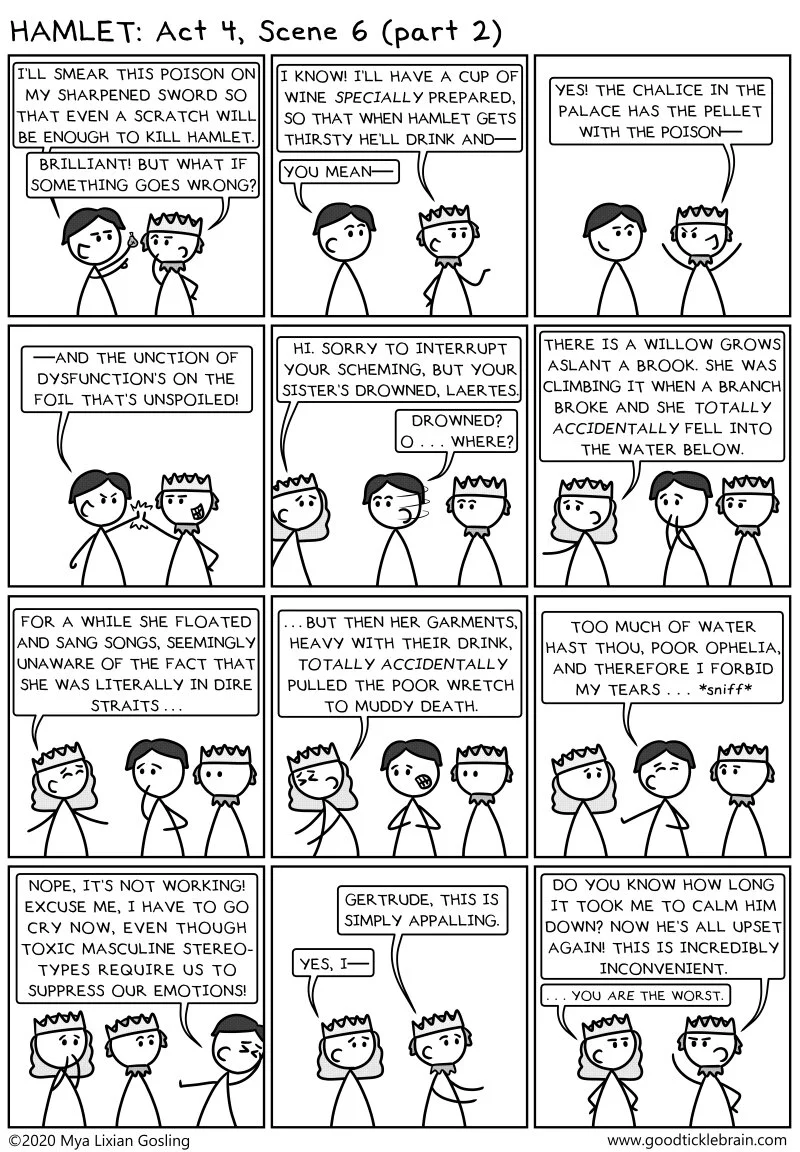 A Stick-Figure Hamlet: Act 4, Scene 6 (part 2) — Good Tickle Brain