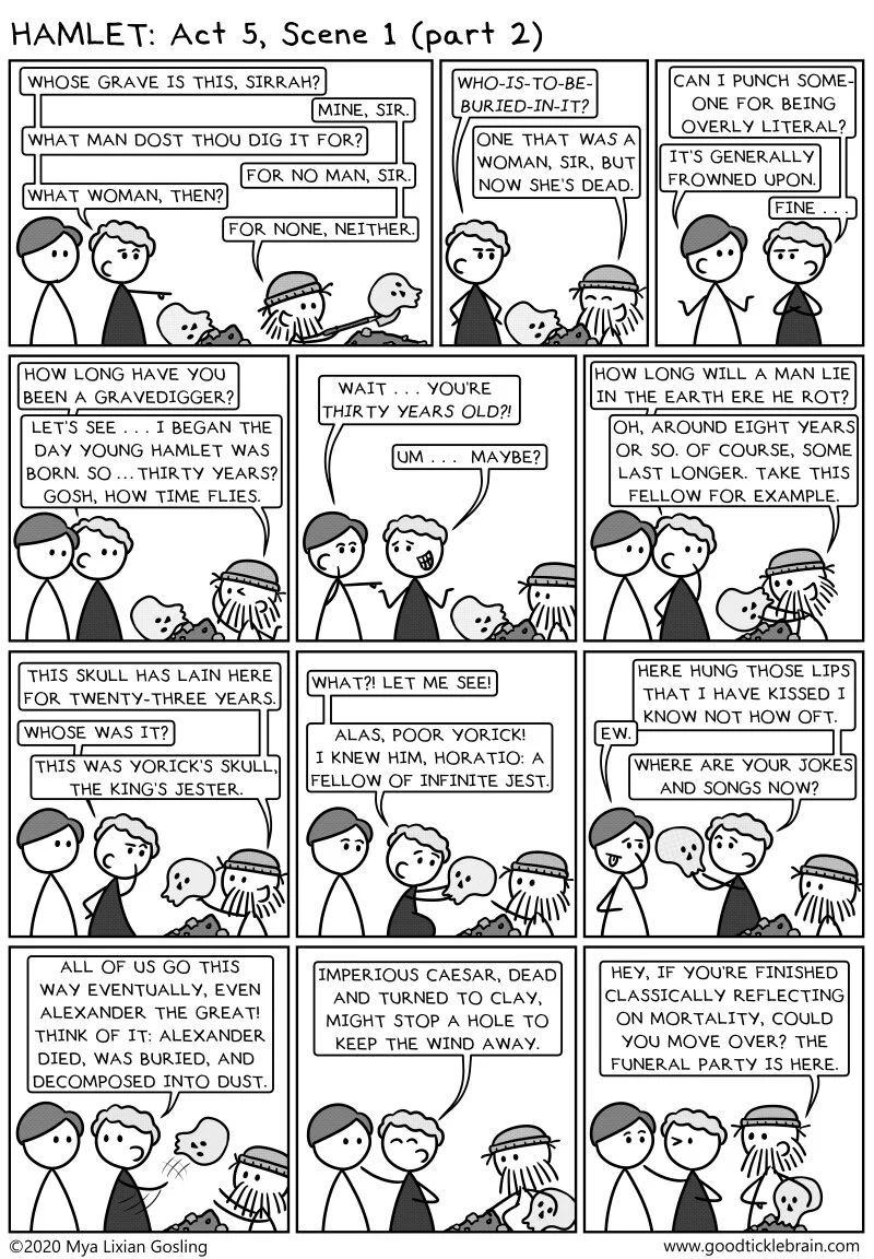 A Stick-Figure Hamlet: Act 5, Scene 1 (part 2) — Good Tickle Brain