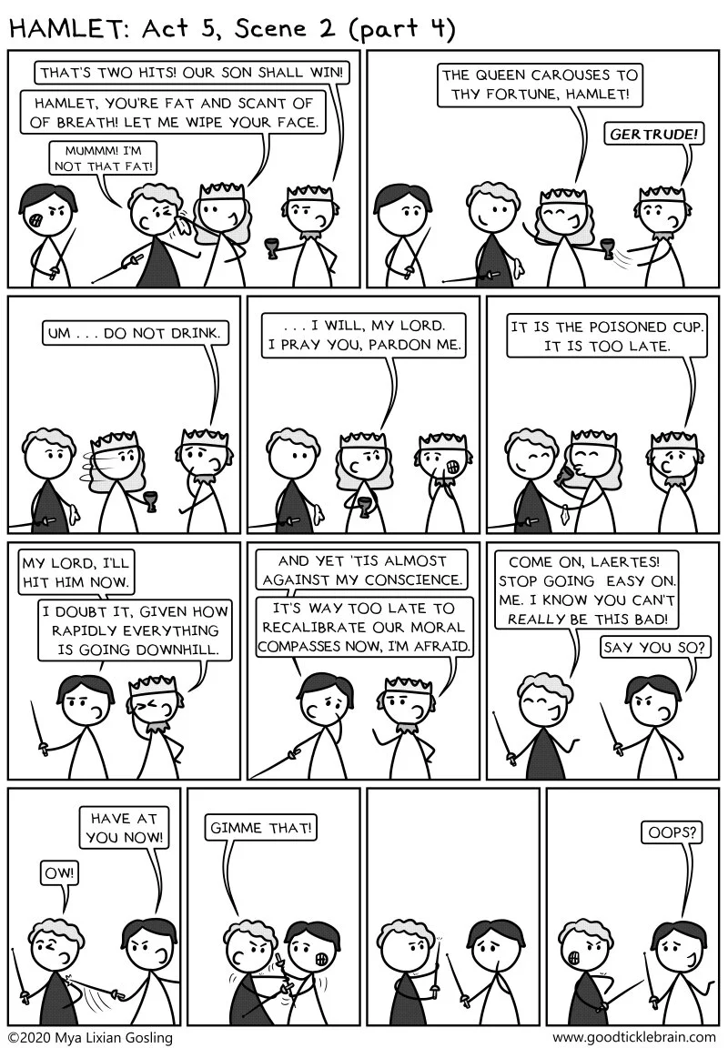 A Stick-Figure Hamlet: Act 5, Scene 2 (part 4) — Good Tickle Brain