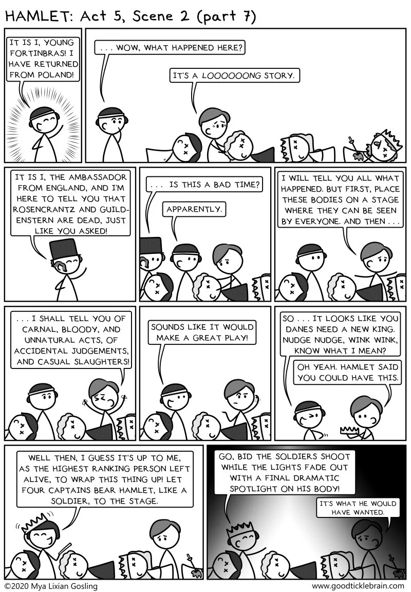 A Stick-Figure Hamlet: Act 5, Scene 2 (part 7) — Good Tickle Brain