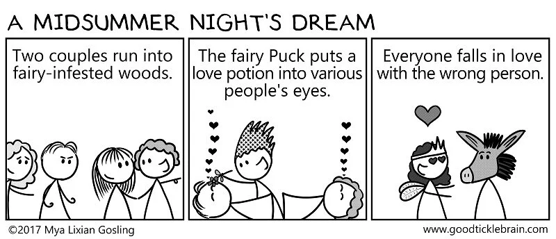 GTB Play Page Updates: A Midsummer Night's Dream — Good Tickle Brain