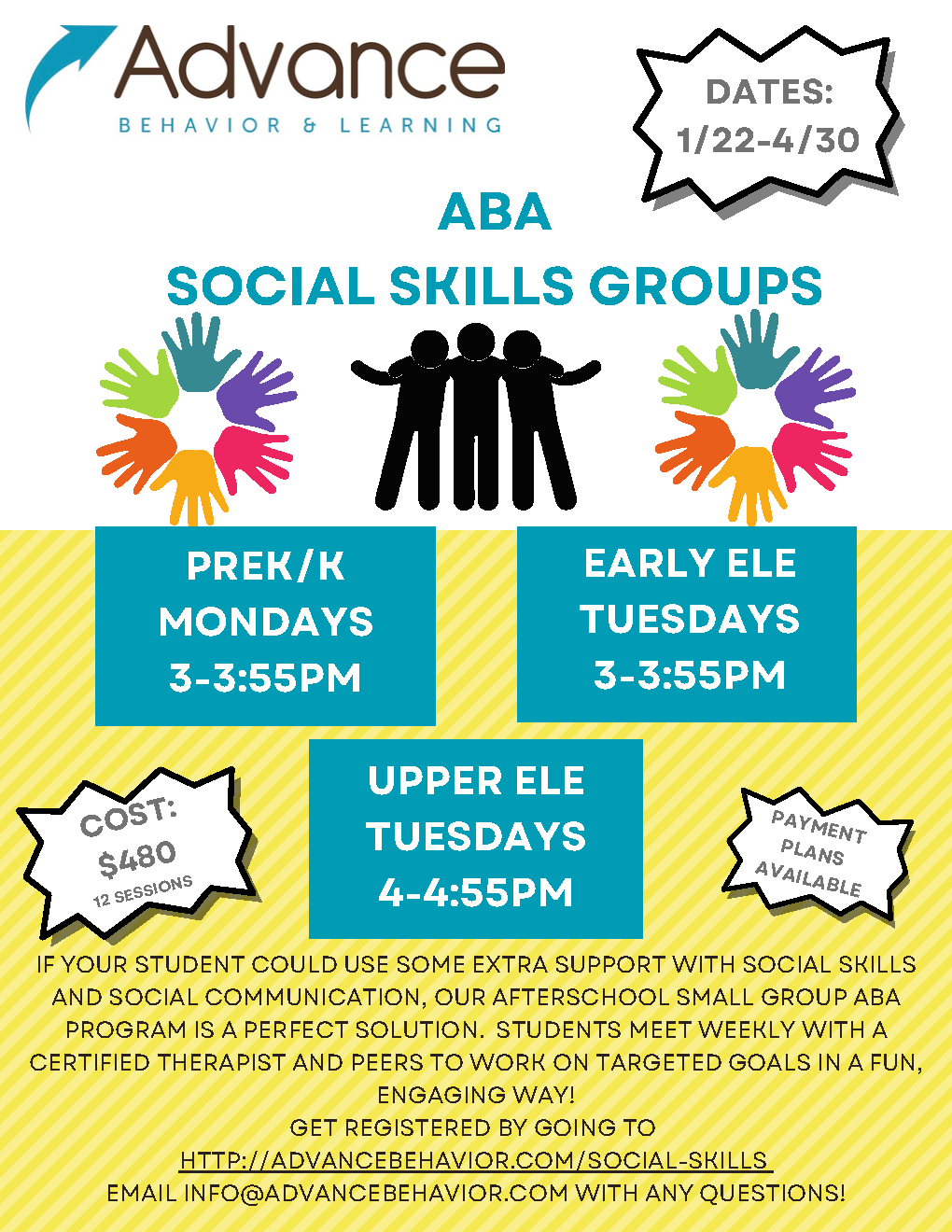 Elementary Social Skills — Advance Behavior