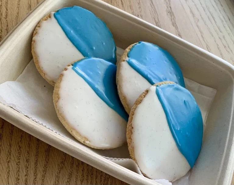 Blue and White Cookies — Blends by Orly