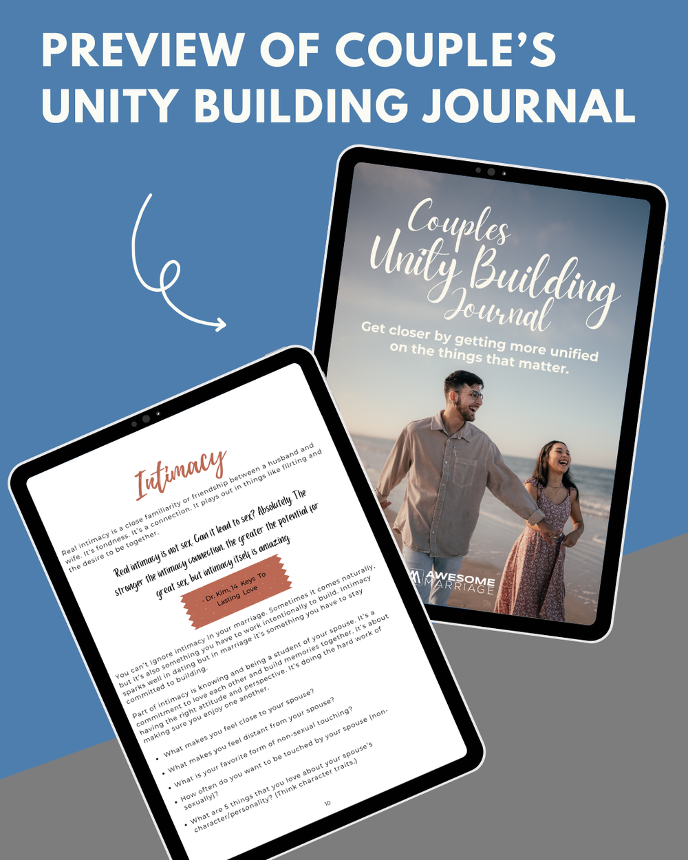 Couple's Unity Building Journal — Awesome Marriage — Marriage ...