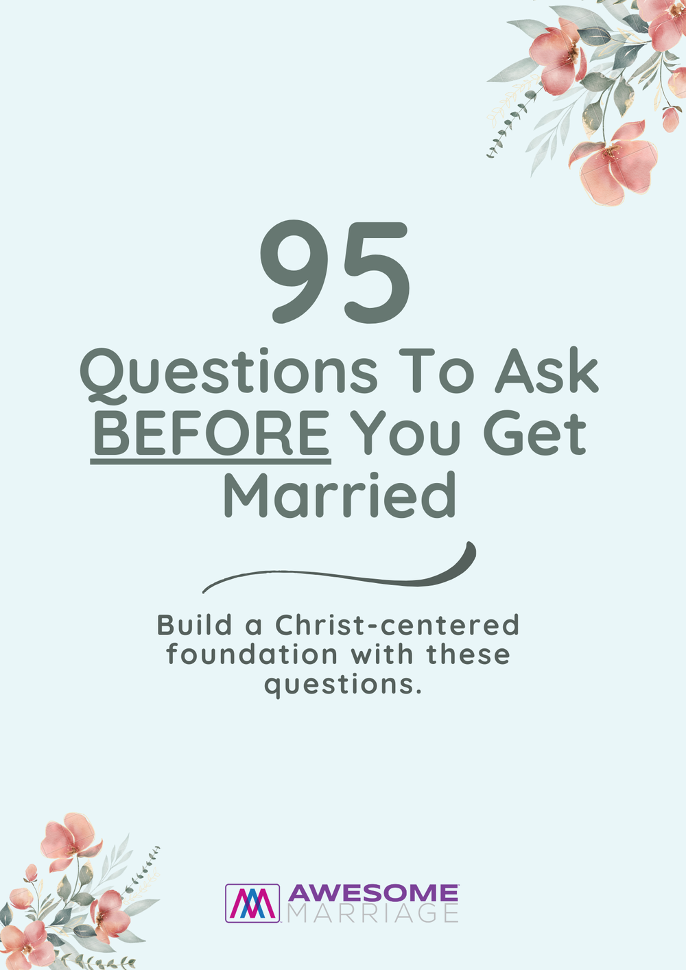 FREE list of questions to ask before you get married. — Awesome ...