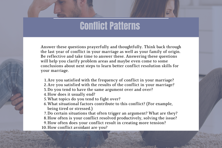 Conflict Solving Survey and Workbook — Awesome Marriage — Marriage ...