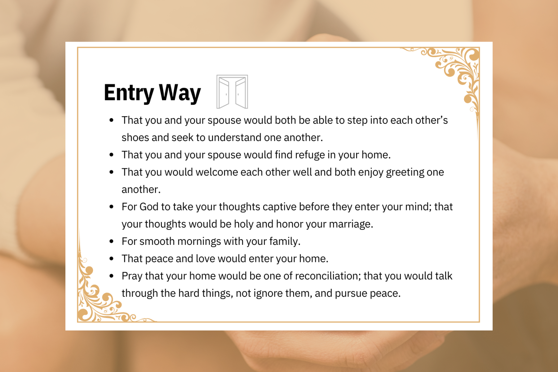 House Prayer Cards — Awesome Marriage — Marriage, Relationships, and ...