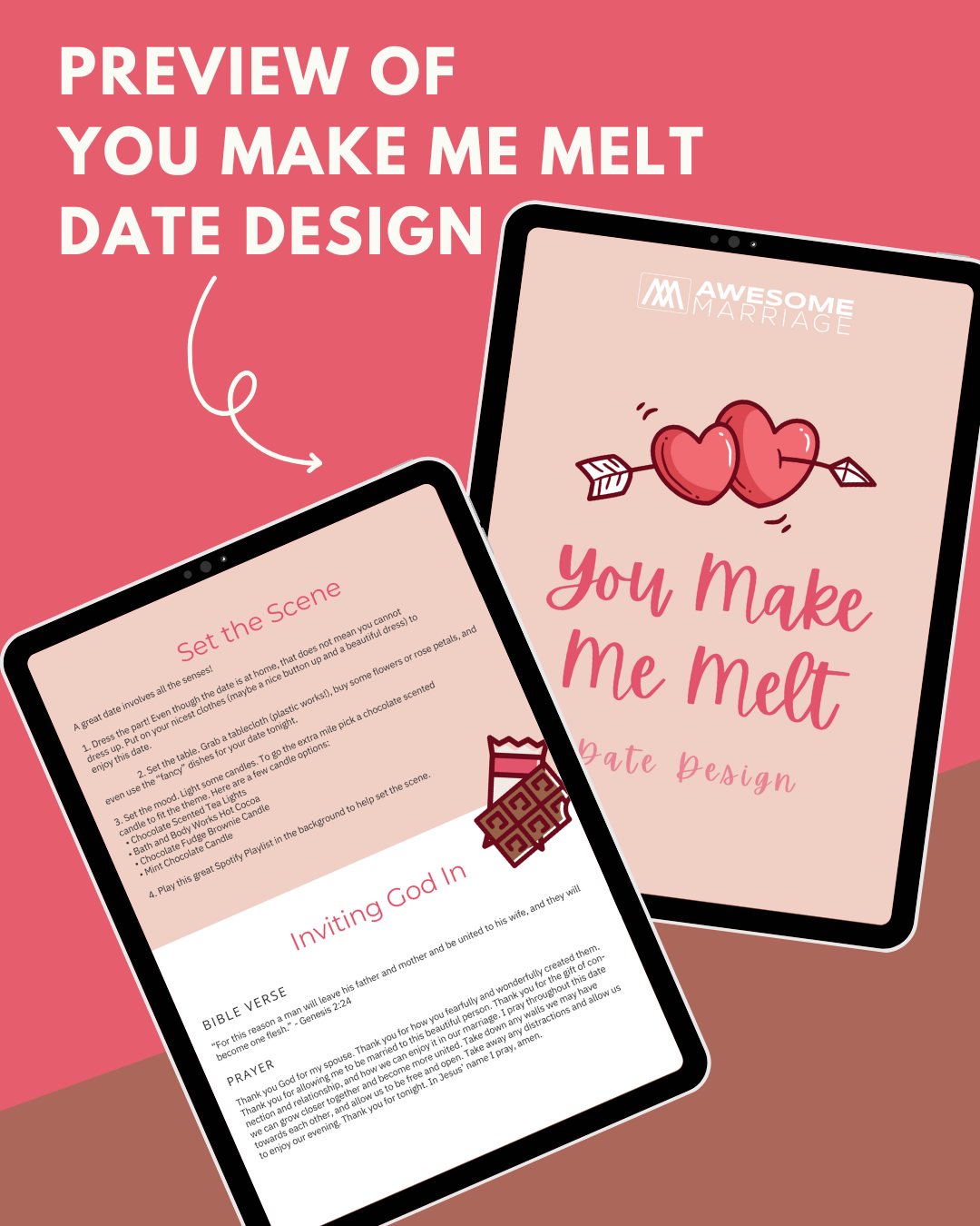 'You Make Me Melt' Creative Date Design - Free Printable Date Night ...