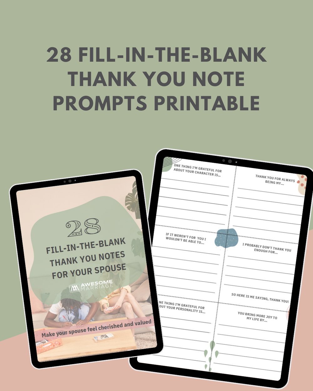 28 Fill-In-The-Blank Thank You Note Prompts Printable — Awesome ...