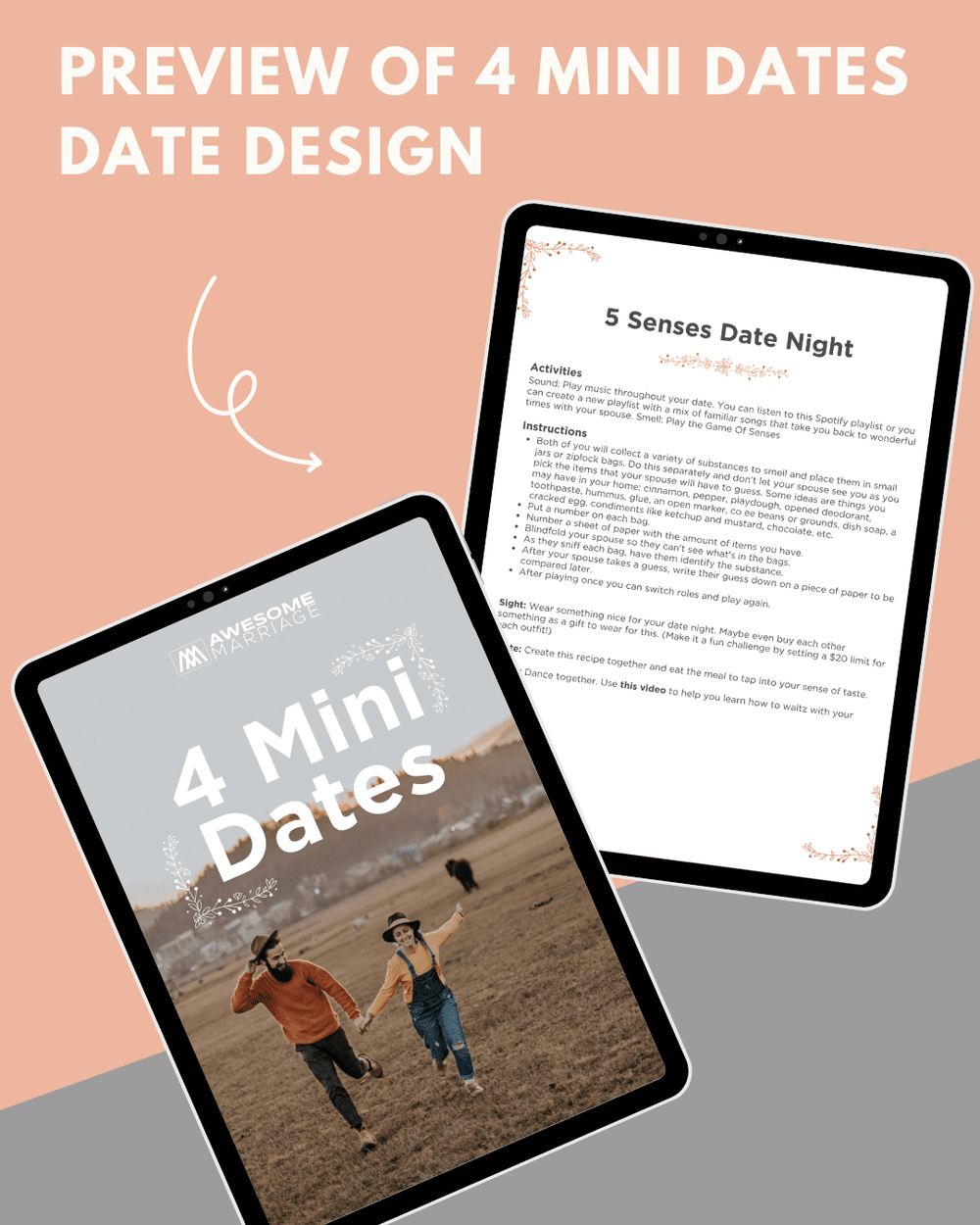 4 Mini Date Ideas - FREE Printable — Awesome Marriage — Marriage ...