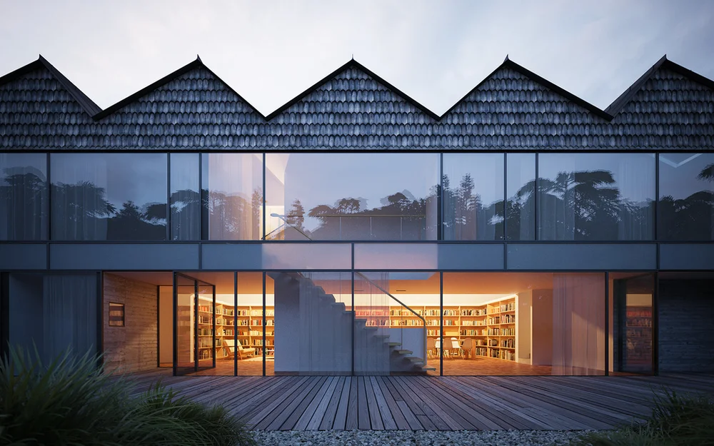 Hendee-Borg house exteriors — PETER GUTHRIE