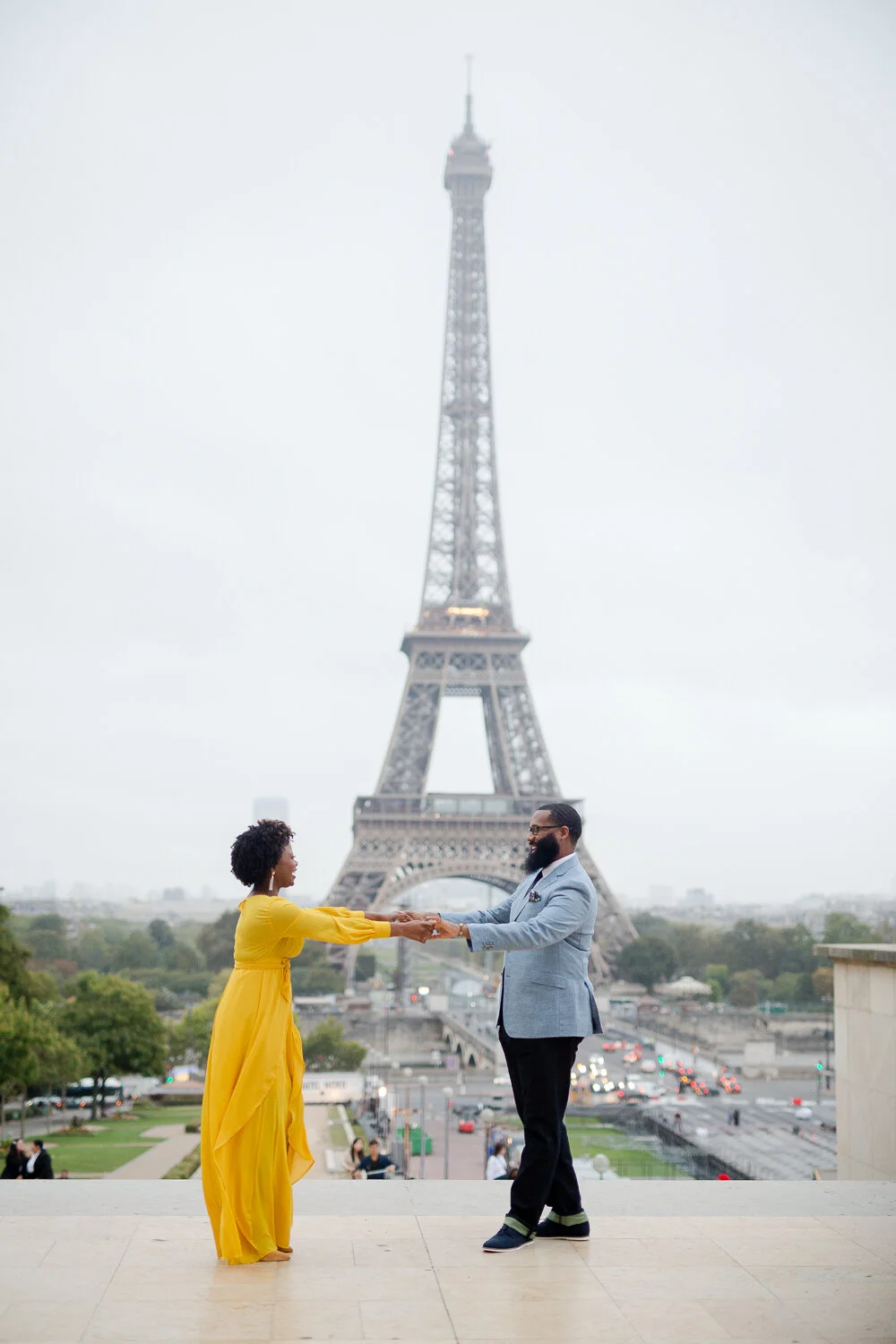 Paris Proposal Photographer - A Winter Surprise Proposal at the ...