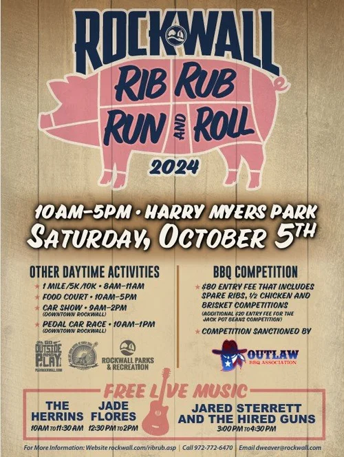 Rib Rub Run Roll 5K, 10K, and 1 Mile Fun Run — Playtri